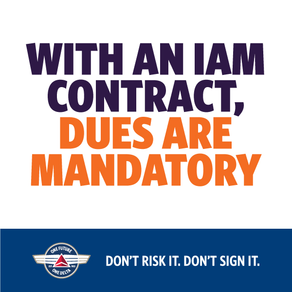 With an IAM Contract, Dues are Mandatory