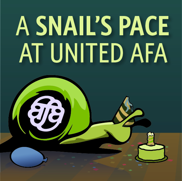 UPDATE: A Snail’s Pace at United AFA