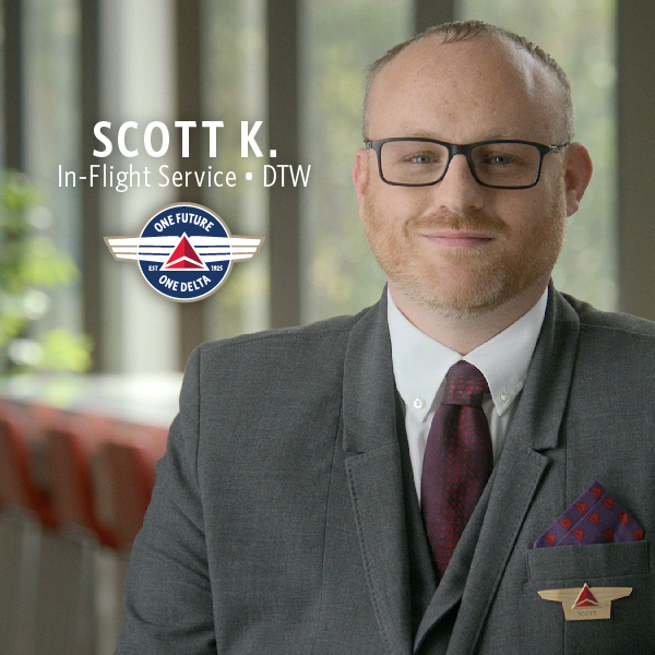 Scott: The best thing about working at Delta is the culture
